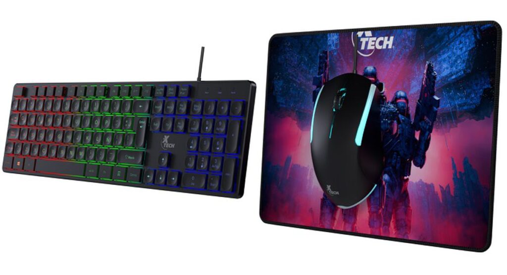 Kit Teclado y Ratón Xtech (XTK-535S) » BLINK.cr