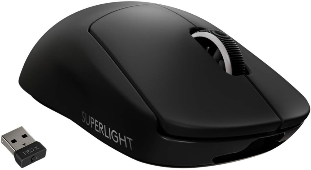 Mouse Logitech PRO X Superlight Inalámbrico Negro